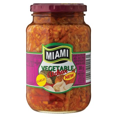 MIAMI VEGETABLE ACHAAR 400G GARLIC