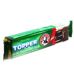TOPPERS CREAM BISCUITS MINT FLAVOUR 125G
