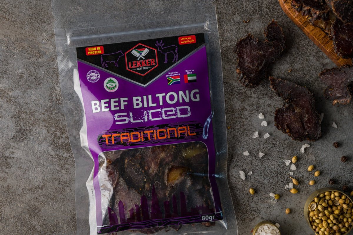 Beef Biltong Sliced traditional (100G)
