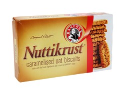 BAKERS NUTTIKRUST CARAMELISED OAT BISCUITS 200G